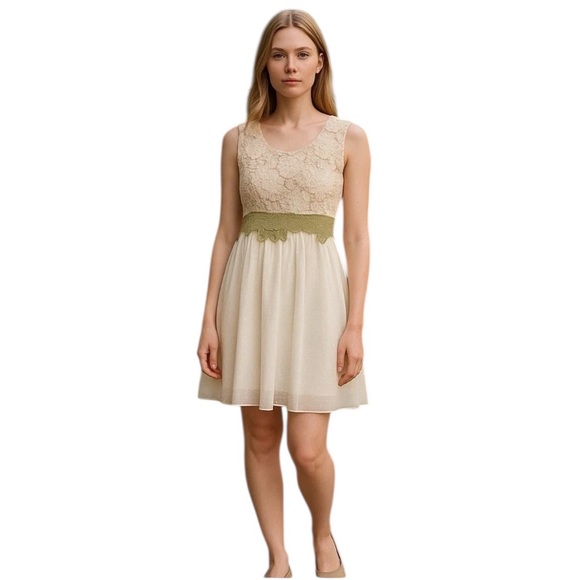 Ryu | Dresses | Ryu Dress Medium Lace Back Crochet Sequin Tulle Swiss ...